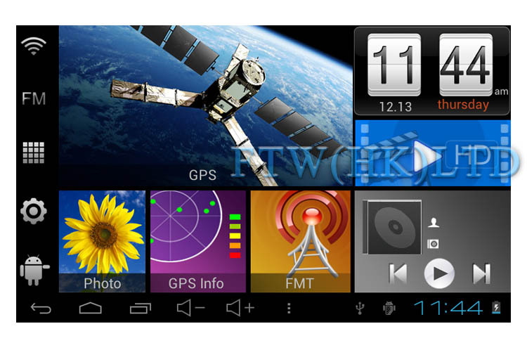 Купить 7-дюймовый gps навигации android os с dvr allwinner a13 mediatek ...