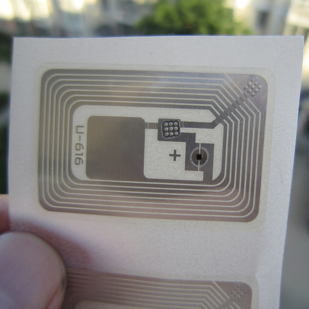 Купить 10шт nfc-стикер/клей/тег label iso14443a 13,56 МГц rfid ic 1 k ...