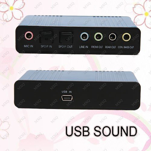 Купить USB 2.0 6 канал 5.1 внешние аудио звуковая карта для ноутбука ...