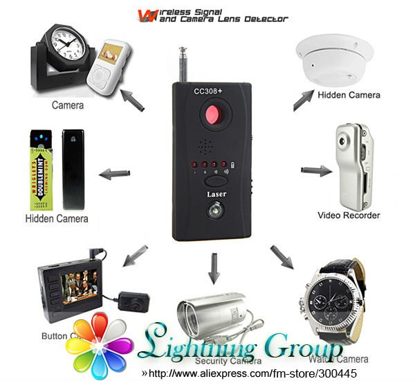 Купить cc308 + мульти детектор полный спектр универсальные детектор для скрытой камеры / ip ...