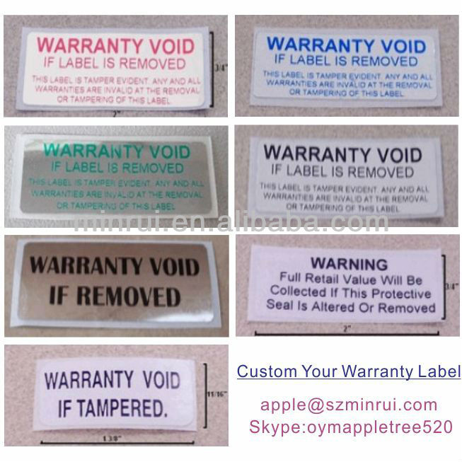 Tamper Proof Warranty Seal Sticker,Warranty Sticker Void If Tampered ... Tamper Proof Warranty Seal Sticker,Warranty Sticker Void If Tampered ...