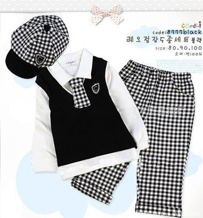 Купить мальчик baby 5 шт официальный костюм набор крестины наряд ...