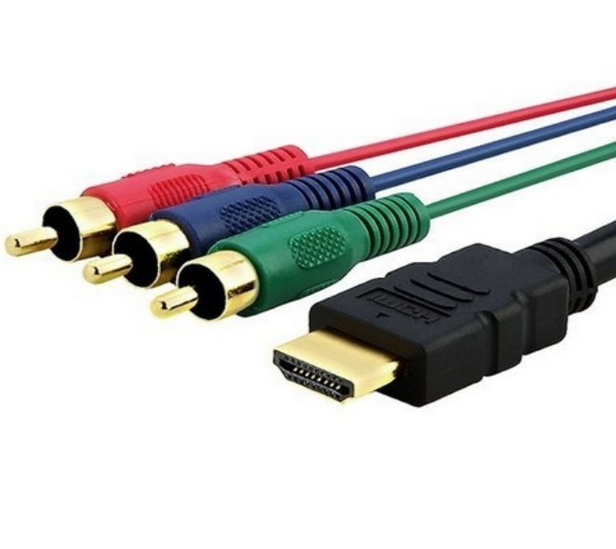 Купить золото hdmi 3 3rca адаптер rca кабель av 5 футов 1,5 м в ...