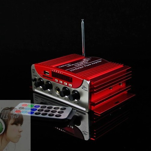 Купить микрофон mp3/cd стерео усилитель автомобиль мотоцикл мини ...