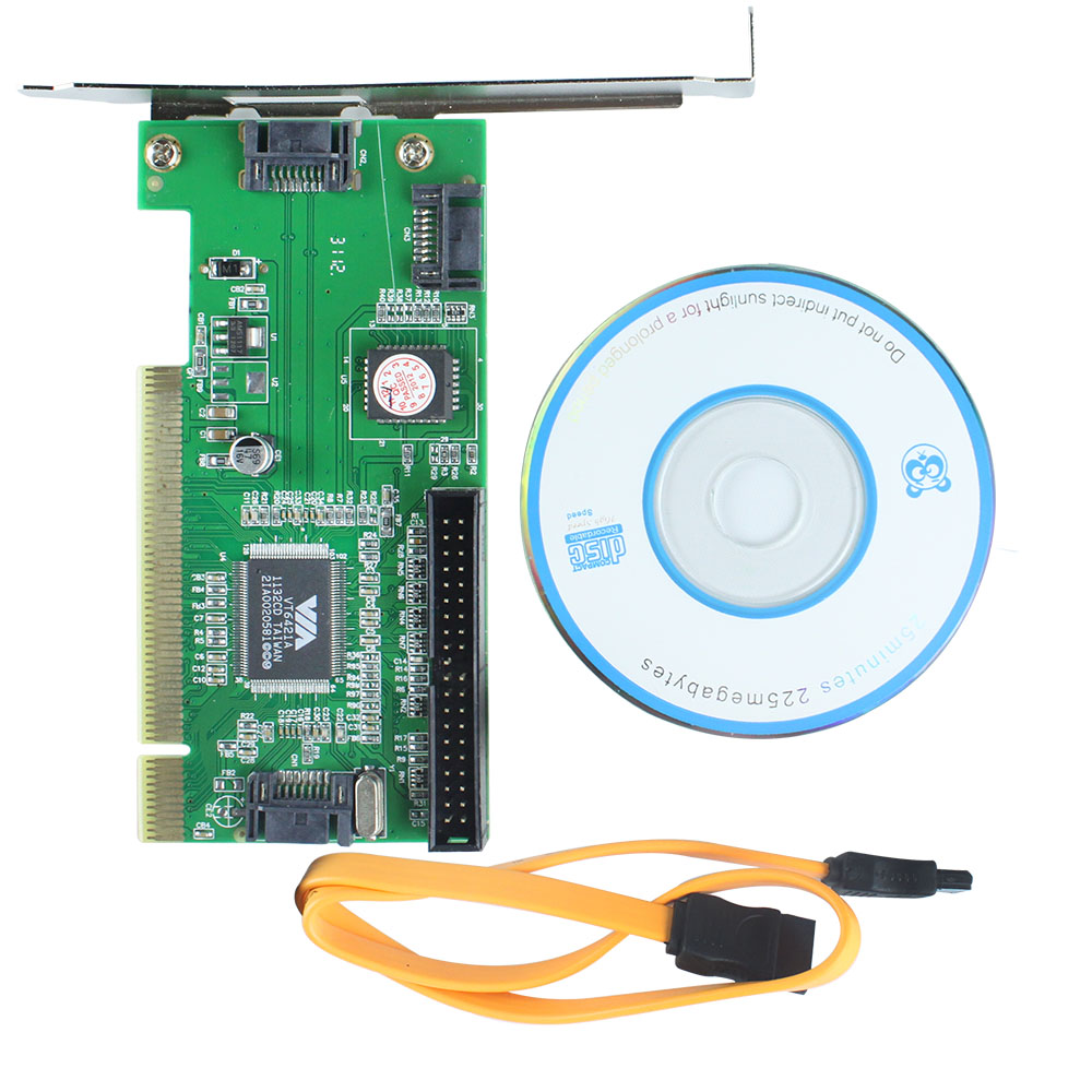 Купить 3-порт sata и ide контроллер pci с raid адаптер в интернет ...