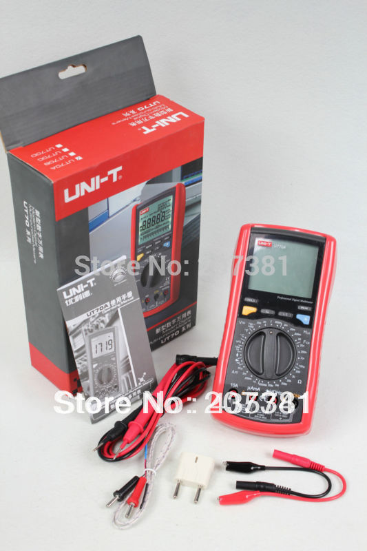 Купить довольно 1 x uni-t ut70a lcd цифровой мультиметр вольт ампер ом ...