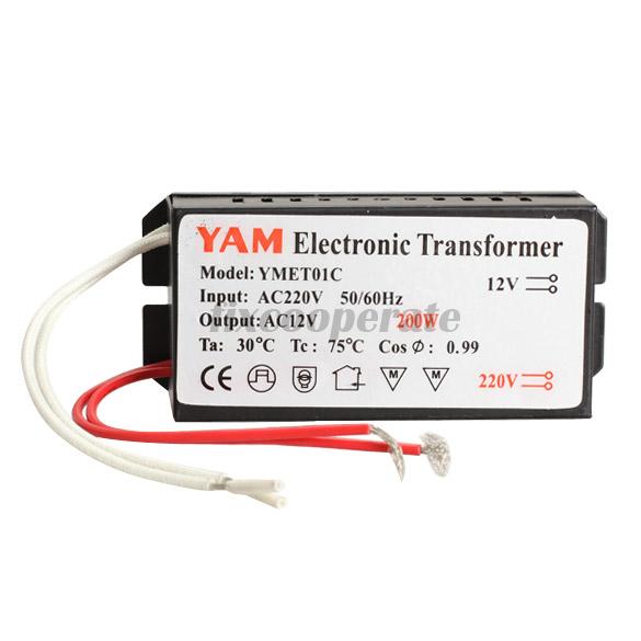 Купить 220В 12v привело галогенные лампы лампа электронный ...