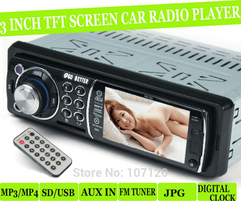 Купить 3.6 «tft hd экран автомобиль радио, 12В автомобильный mp3 mp4 плеер, автомобиль стерео 1 ...