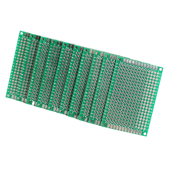 Купить 10шт 4 × 6 см двухсторонняя прототип pcb универсальная печатная ...