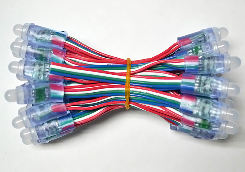 Купить Светодиодные пиксель света 12 мм dc 5v цветной адресно lpd6803 ic управления rgb во главе ...