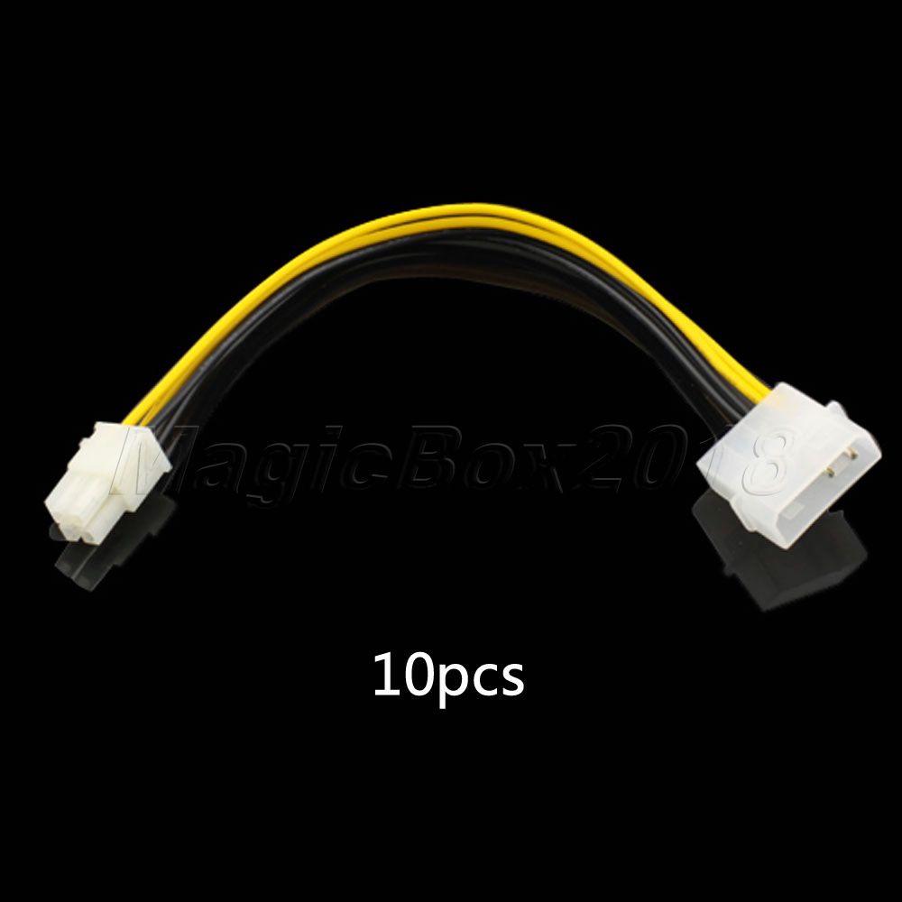 Купить 10шт 2-контактный molex ide к 4-контактный atx p4 12v atx ...