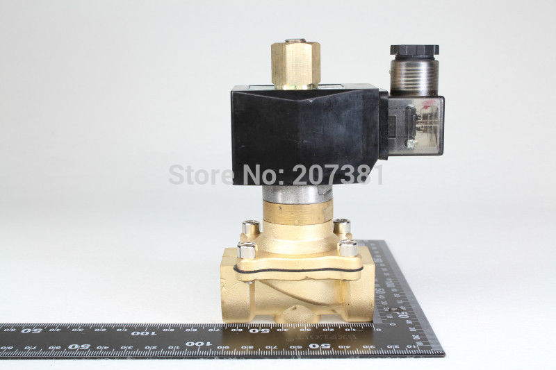 Купить электромагнитный клапан воды воздуха n/o 220v ac 3/4 "как ...