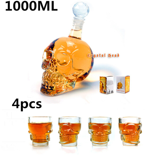 Купить 4 шт в УП кристалл черепа головы водка виски sglass + 1 pc ...