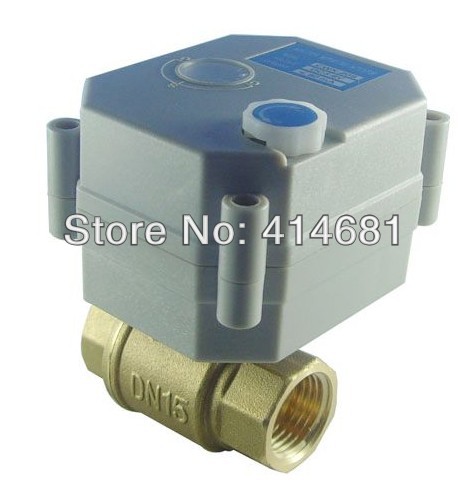 Купить 1/2' dc12v латунь 2 способ электрического моторизованный клапан ...