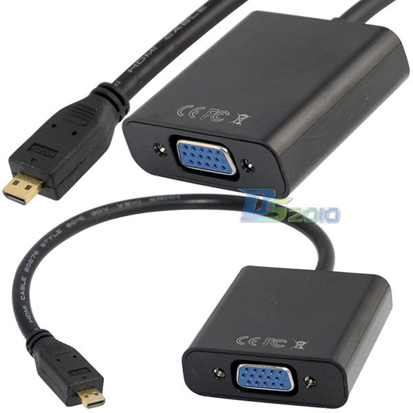 Купить микро-hdmi vga выход видео конвертер адаптер для pc монитор с ...