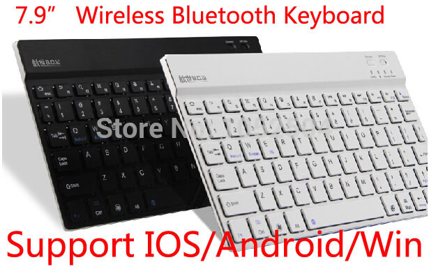 Купить 7.9 «беспроводная bluetooth клавиатура мини используется для ios ...