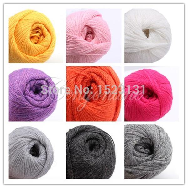Купить 50 г 10pcs/lot Вязание Пряжа натурального бамбука мягкое & моток ...