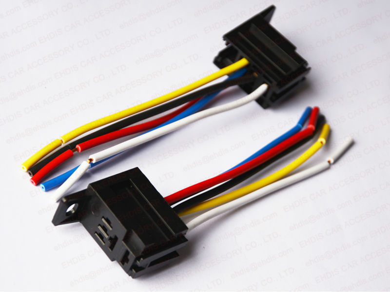 Купить Авто электромагнитных реле фиолетовый 12v/24v 30a 5 контакт реле ...