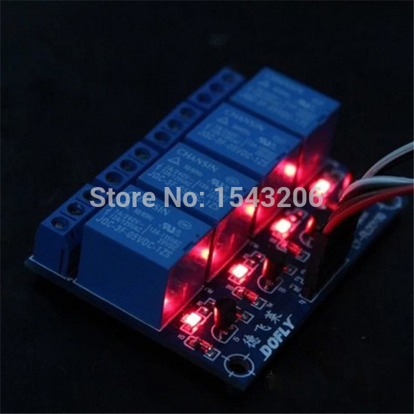 Купить Цена 1pcs Lot 5v реле 4 канальный модуль щита для Arduino руку