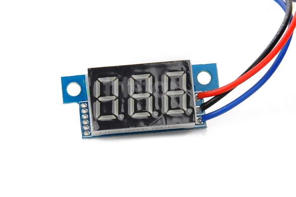 Купить новый голубой led панели метр цифровой вольтметр напряжения метр ...