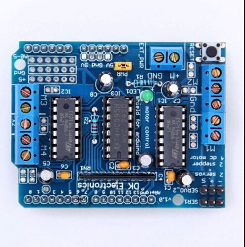 Купить плата расширения щит двигателя L293d для Arduino Mega Uno в