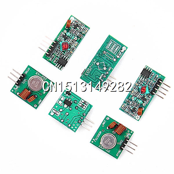 Купить 1шт rf передатчик и приемник kit 433 МГц для проекта arduino в ...