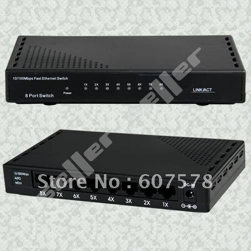 Купить быстро RJ45 8 портов 10/100 Мбит/с коммутатор ethernet сети в ...