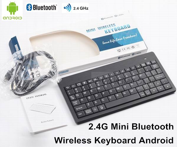 Купить Русский клавиатура 2.4g bluetooth 2.0 Беспроводная клавиатура ...