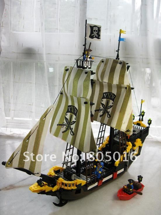 Купить просветить 307 серия образования diy Пираты приключения 590pcs ...