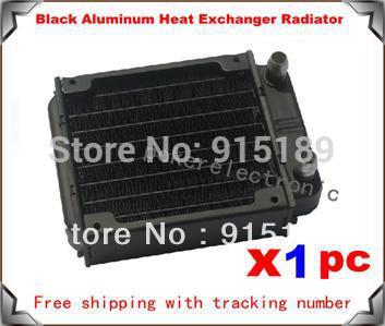 Купить 1pcxblack алюминиевый радиатор теплообменник для системы ...