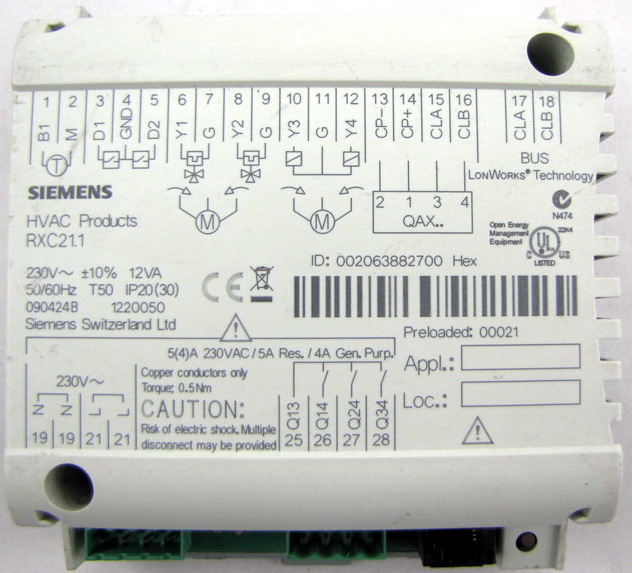 Купить Siemens hvac продукты rxc21.1 в интернет-магазине с бесплатной ...