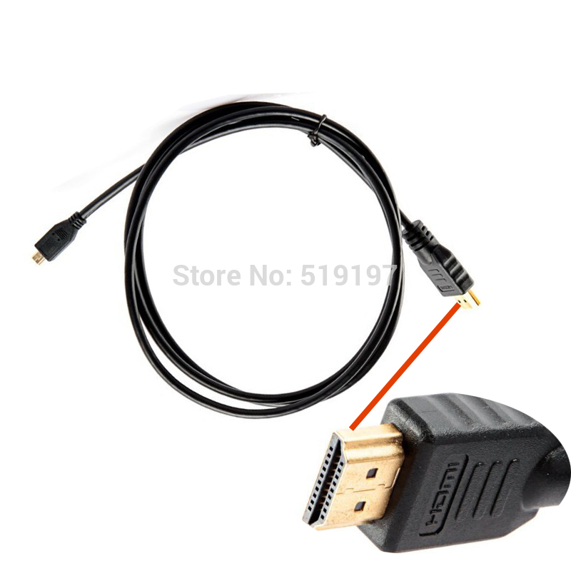 Купить 1080p золото разъем 5ft микро hdmi мужчин и мужского ...