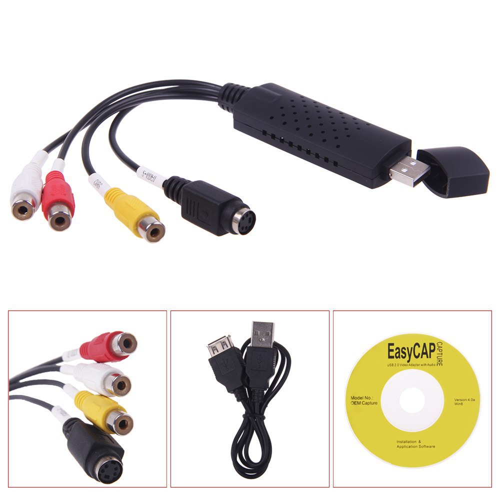 Купить USB 2.0-3 легкий захват видео конвертер адаптер с аудио в ...