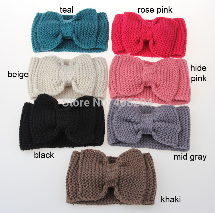 Купить 10pcs/lot Трикотажные резинки подростков девочек большой бант ...