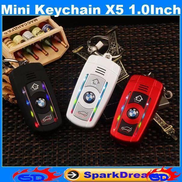 Купить Мини-брелок x 5 телефон с bluetooth mp3 двойной SIM-карты ...