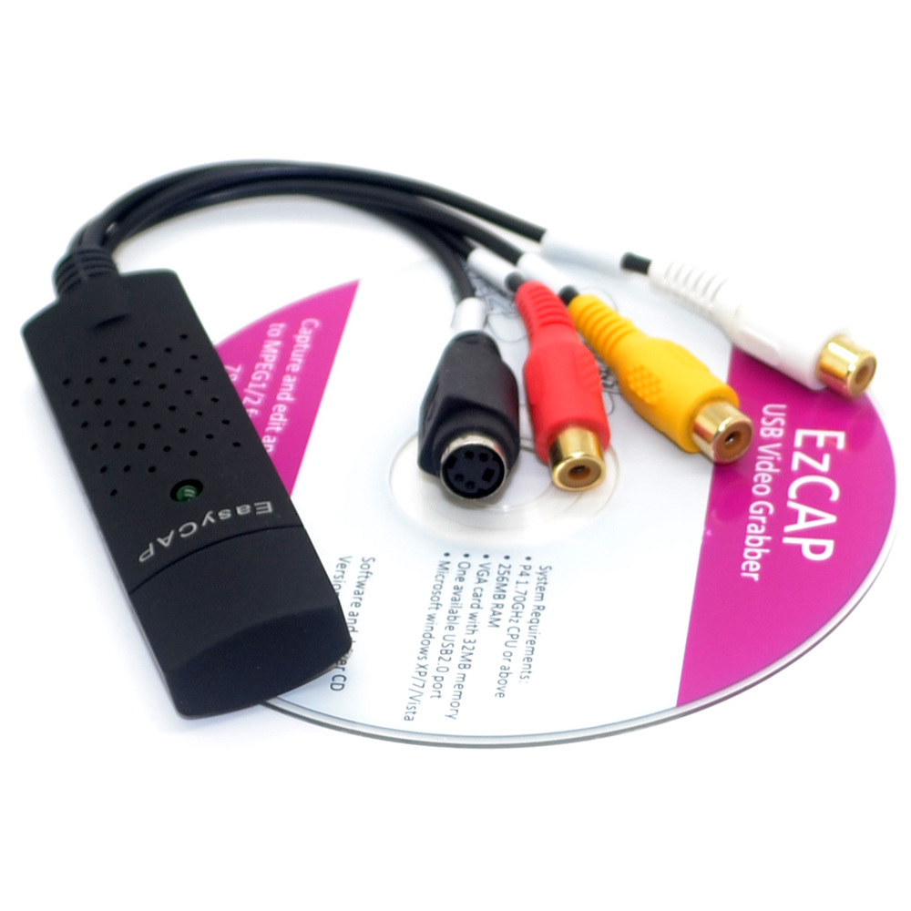 Купить EasyCAP dc60 usb2.0 видео захвата карт поддержка ntsc, pal, secam, видео в формате ...