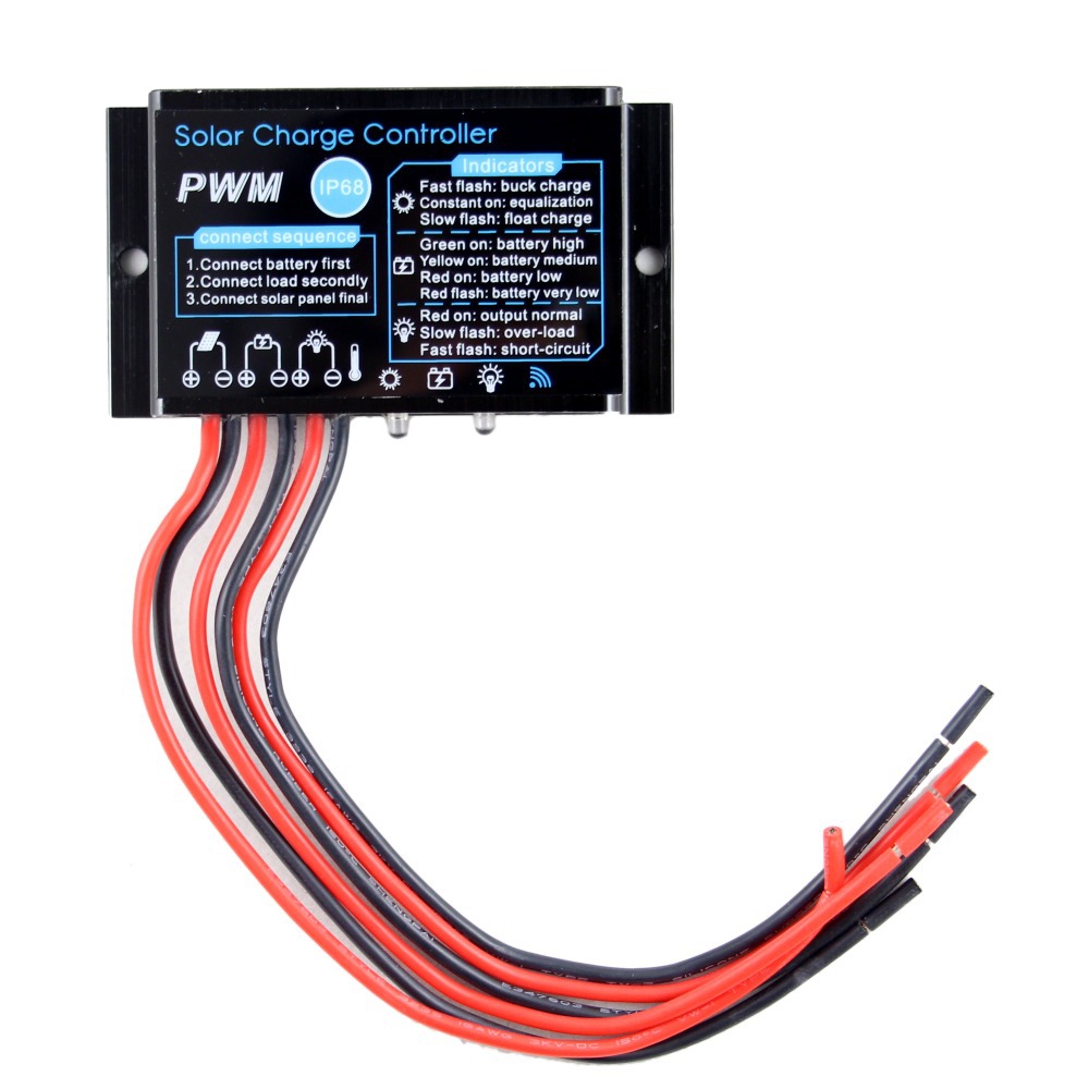 Купить контроллер 10А водонепроницаемый заряда с led дисплей ip66 ...