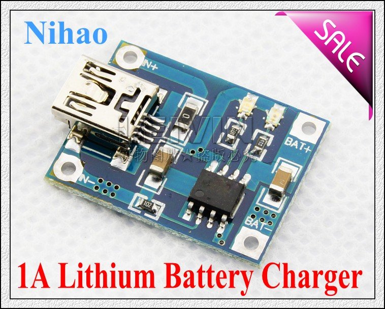 Купить 20pcs/lot ультра малого литий аккумулятор 5v 1a зарядки плата ...