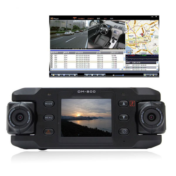 Купить двойной автомобиль фотоаппарат, два объектива автомобиль dvr ...