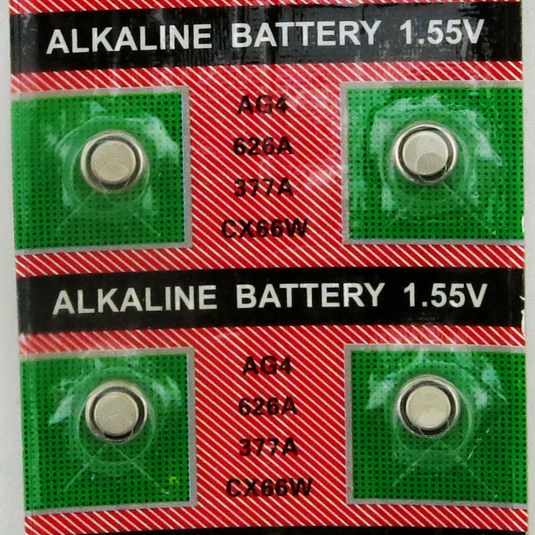 Купить 100pcs/lot tiangao бренда ag4 lr626 1.5V кнопку ячейки батареи ...