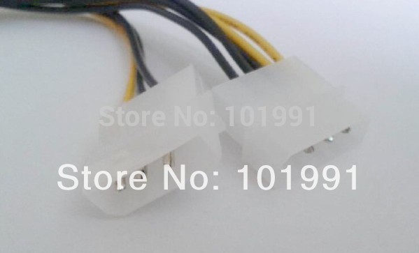 Купить 4 контактный 8 контактный 4pin к 8pin графическая карта питания ...